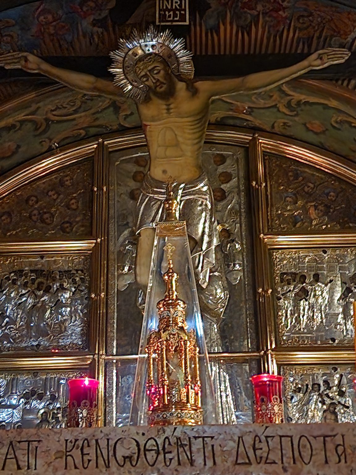 Orthodox Christian Hierarchical Divine Liturgy at the Holy Sepulchre ...