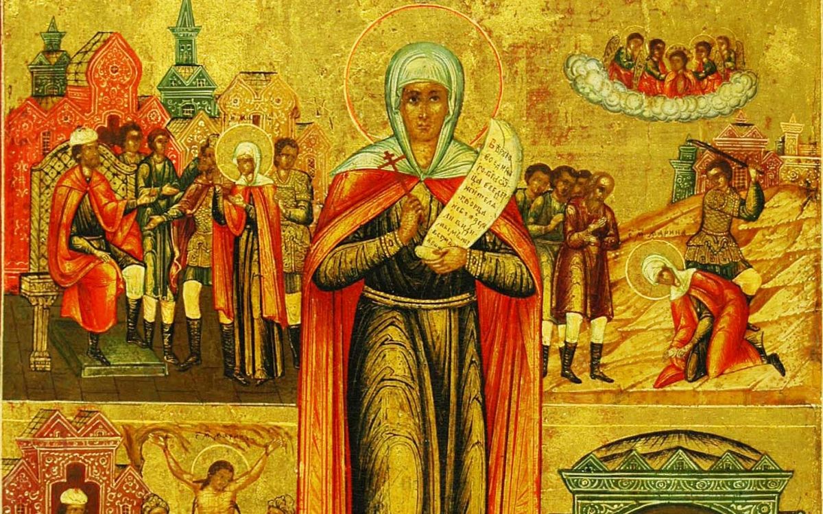 Saint Marina the Great Martyr – The Fiery Witness of Faith - Orthodox ...